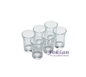 Čašice za rakiju staklene 6/1 3,4 cl - Fokšan